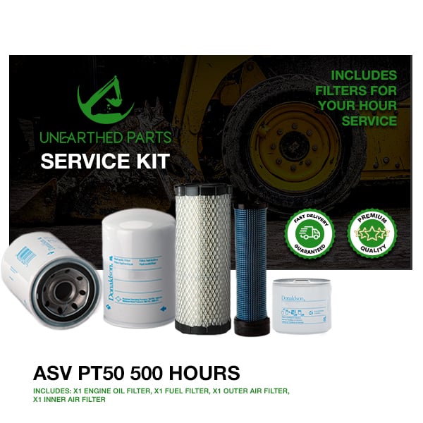 ASV PT50 500 Hour Service Kit - Unearthed Parts