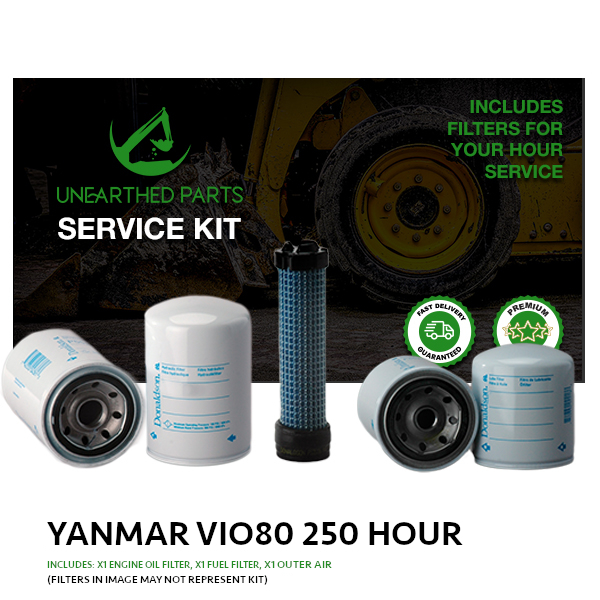 Yanmar ViO80 250 Hour Service Kit - Unearthed Parts